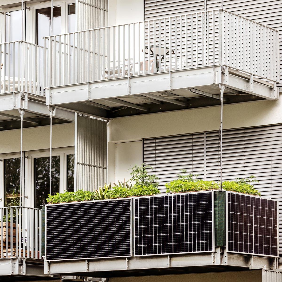 1A LED Profis - Solarmodul 410 Watt SunLink PV Black Frame SL5M108-410